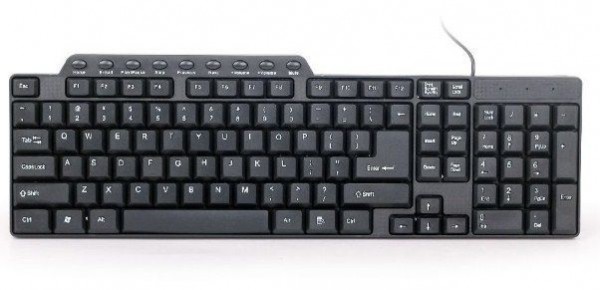 GEMBIRD KB-UM-104 Multimedijalna tastatura US layout black USB(306)