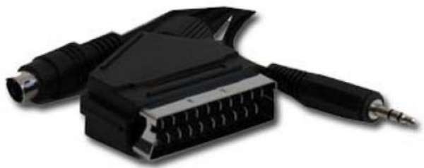 GEMBIRD CCV-4444-10M SCART plug to S-Video+audio kabl 10m