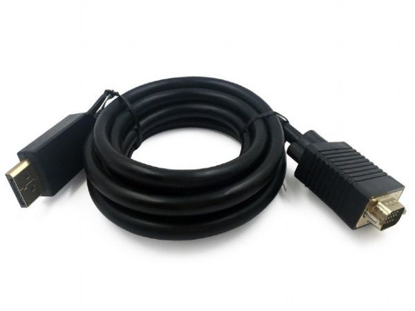 GEMBIRD CCP-DPM-VGAM-6 DisplayPort to VGA adapter cable, black, 1.8 m