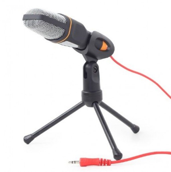 GEMBIRD MIC-D-03 mikrofon sa tripodom 3,5mm black