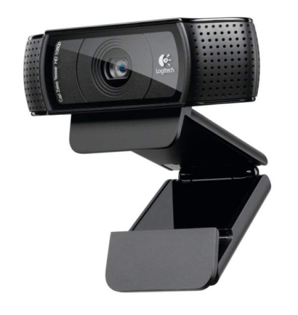 Logitech C920 HD Pro Webcam, Black