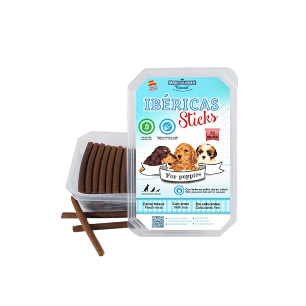 Mediterranean Natural Mesni štapići Ibericas Puppy Sticks, 70 kom