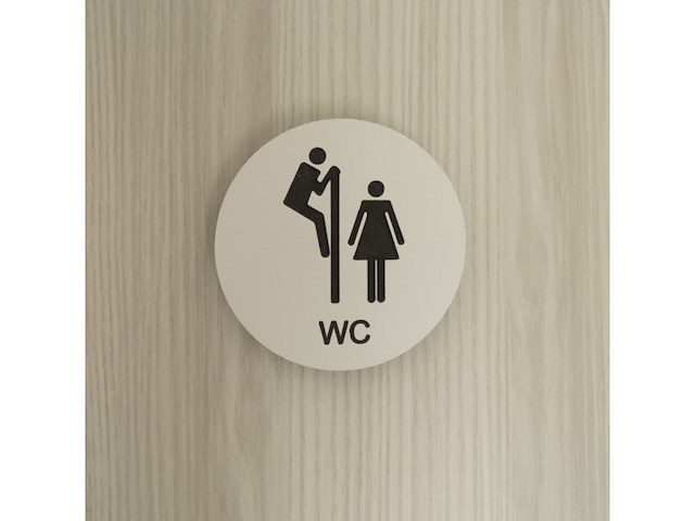 Oznaka znak za toalet wc kupatilo ( NOVO )