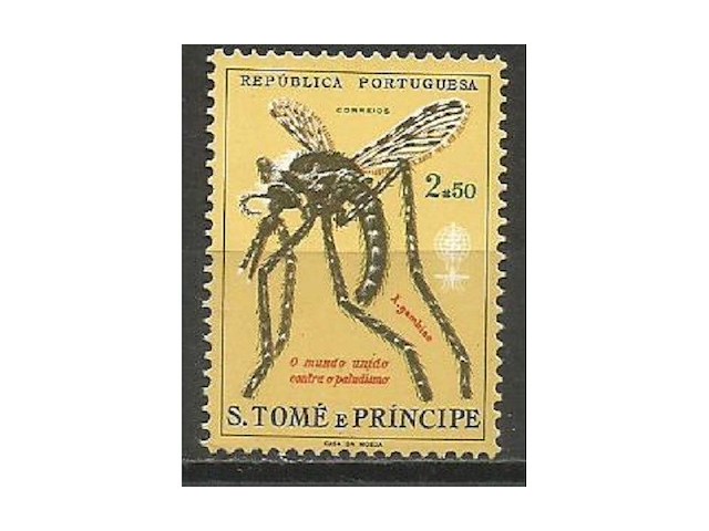 Sao Tome i Principe,Borba protiv malarije 1962.,čisto