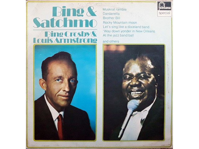 LP: BING CROSBY &; LOUIS ARMSTRONG - BING &; SATCHMO