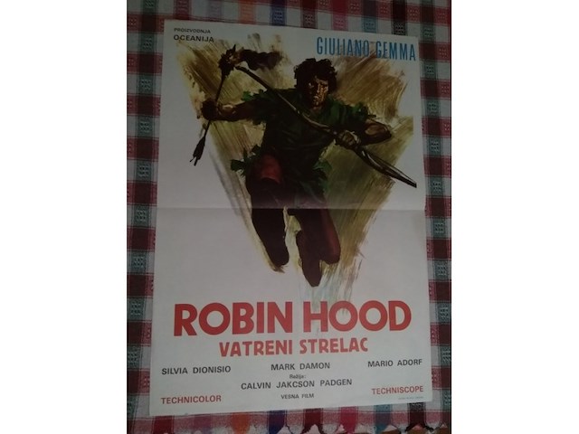 plakat ROBIN HOOD VATRENI STRELAC