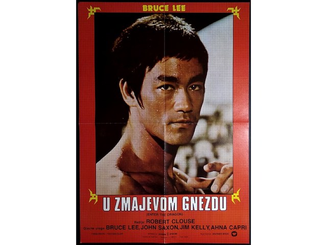 U ZMAJEVOM GNEZDU (1973) Bruce Lee PLAKAT