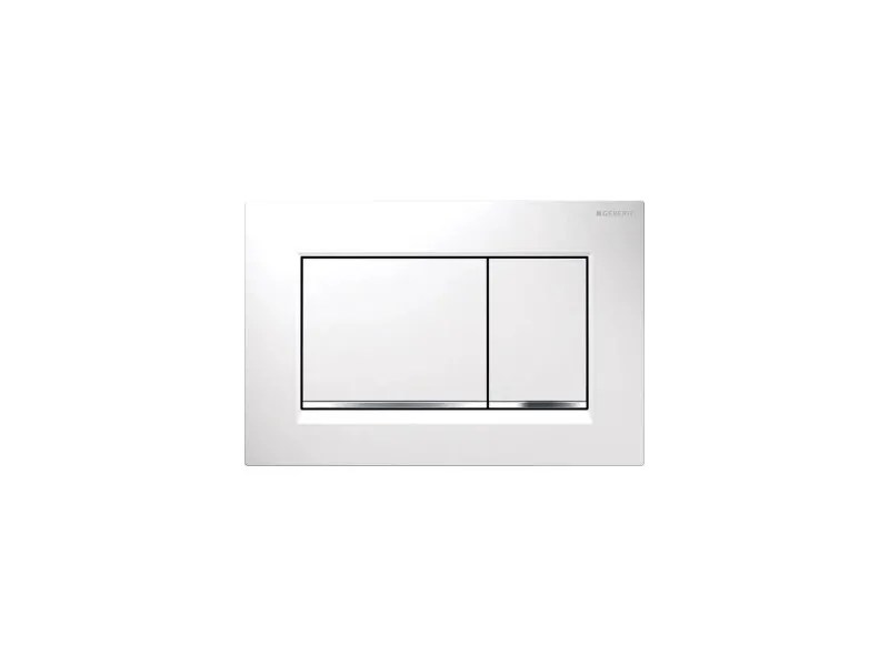 Geberit Tipka Sigma 30 246X164Mm Dual Flush Plate Bela 115.883.Kj.1