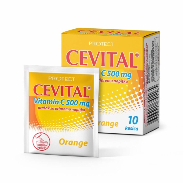 Cevital Vitamin C 500mg 10 Kesica