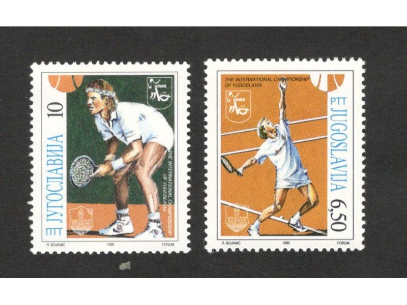 JUGOSLAVIJA - TENIS - SERIJA - MNH MARKE -1990.g (1680)