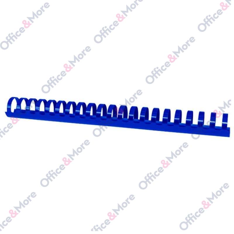 PLASTIČNE SPIRALE 28.5mm PLAVE PAK.50-20242815-01