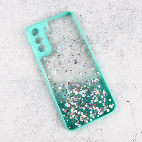 Futrola - maska Frame Glitter za Samsung G996B Galaxy S21 Plus 5G mint