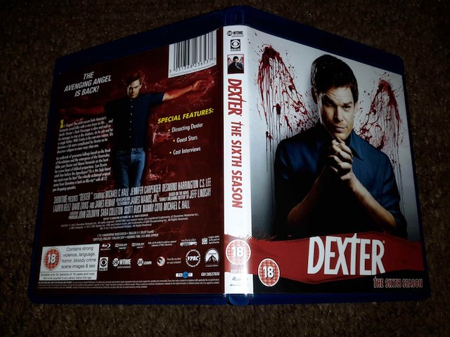 Dexter kompletna sezona 6. 4 Blu-ray-a