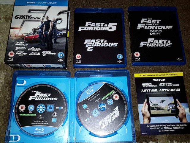 Fast and furious 6 Blu-ray-a