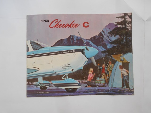 Piper  Cherokee C,  promo materijal, engleski