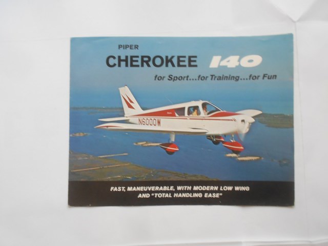 Piper Cherokee I40,  promo materijal, engleski