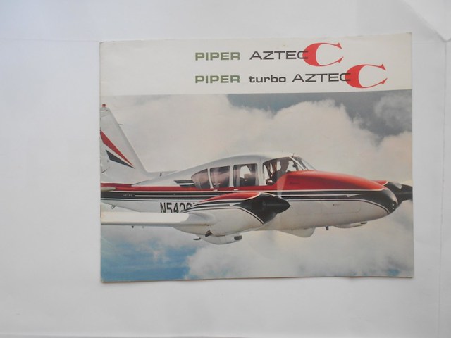 Piper aztec, turbo aztec promo materijal, engleski