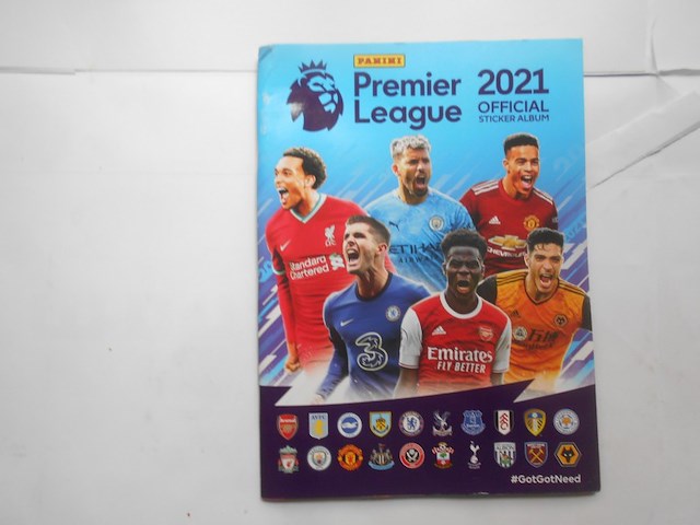 Premier League 2021 , panini album prazan