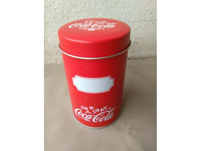 Crvena limena kutija Coca Cola, novo