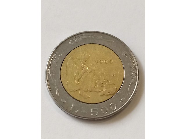 500 Lira 1989.g - San Marino - Bimetal -