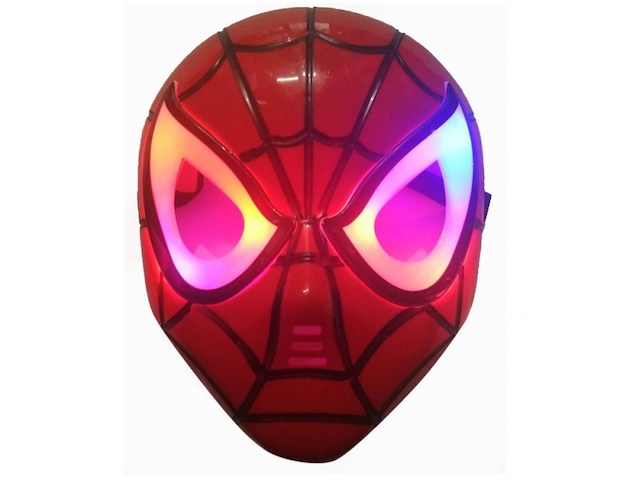 Maska Spiderman Led Za Noc Vestica, Halloween, Maskenba