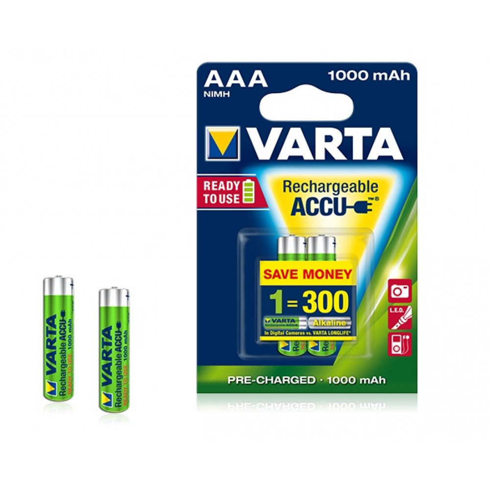 BATERIJA NI-MH 1.2V HR03 1000MAH VARTA