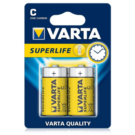 BATERIJA SUPERLIFE 1.5V R14 VARTA