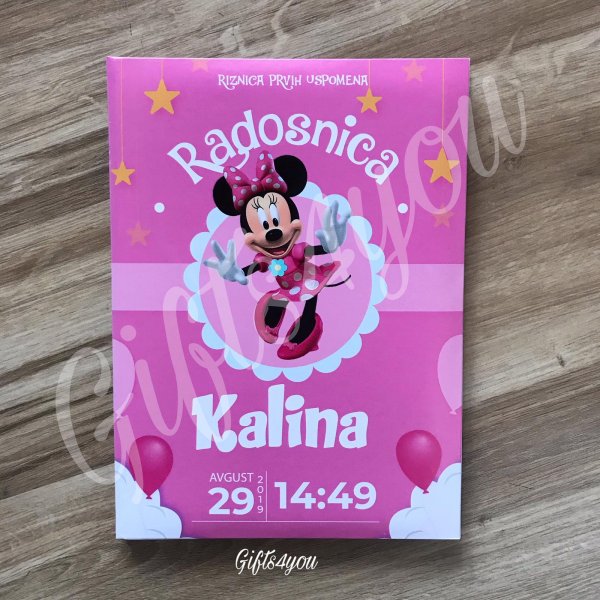 Dečija Radosnica Mini maus roze