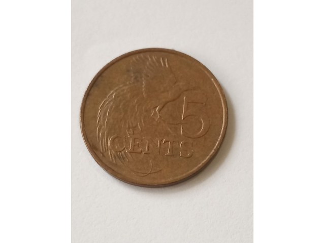 5 Cents 2005.g - Trinidad and Tobago - Ptica -