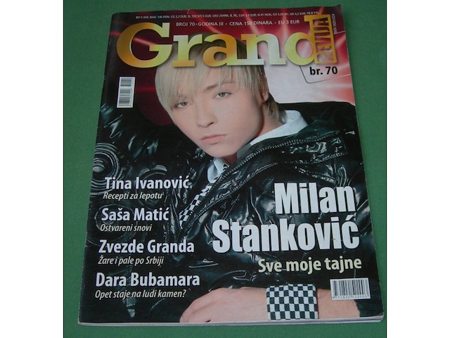 GRAND Revija br. 70 - Seka Aleksić, M. Stanković