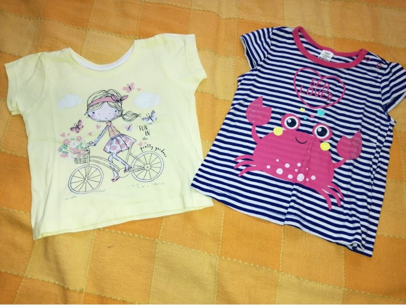 Dve majice za devojcice-18 meseci