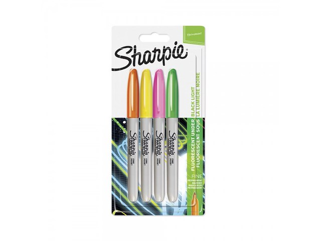 SHARPIE PERMANENTNI MARKER FINE 1/4 FLUO