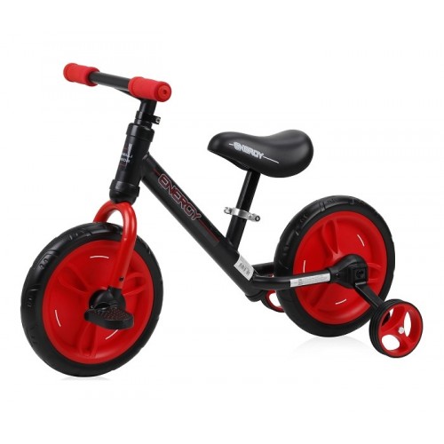 Dečiji bicikl Balance Bike Energy 2 in1 Black&Red