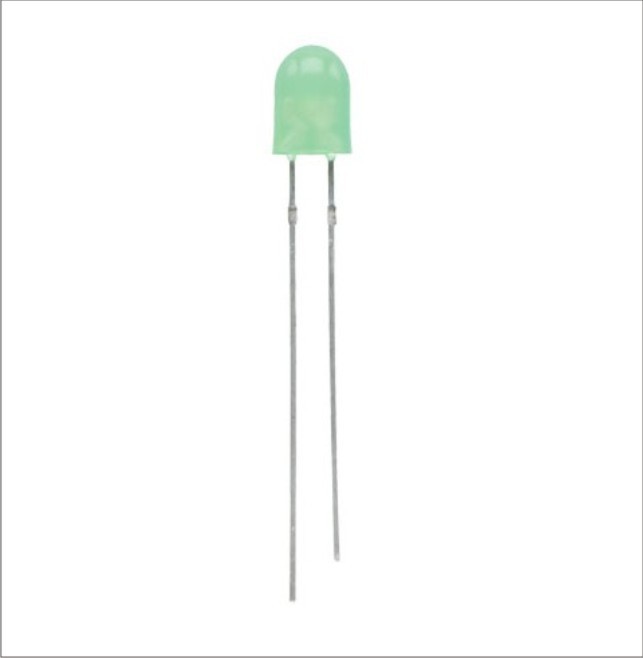 LED dioda ZELENA, difuzna 1300mcd, PY OUTLET