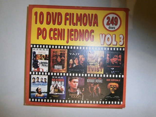 10 DVD diskova komplet vol 3