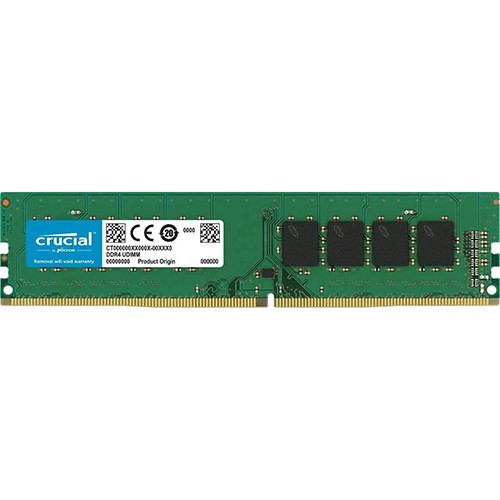 Crucial 16GB DDR4-3200 PC4-25600 UDIMM CL22-22-22 Unbuffered NON-ECC 1.2V, RAM memory module | CT16G4DFRA32A