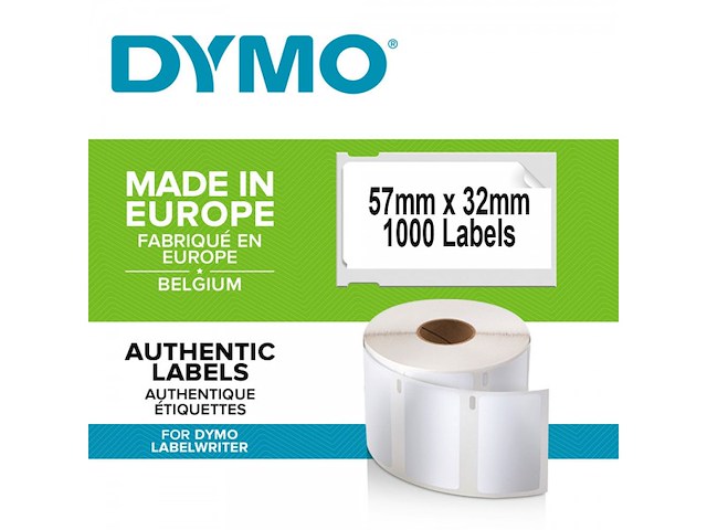 DYMO ETIKETE LW - VIŠENAMENSKE NALEPNICE 57x32 1/1