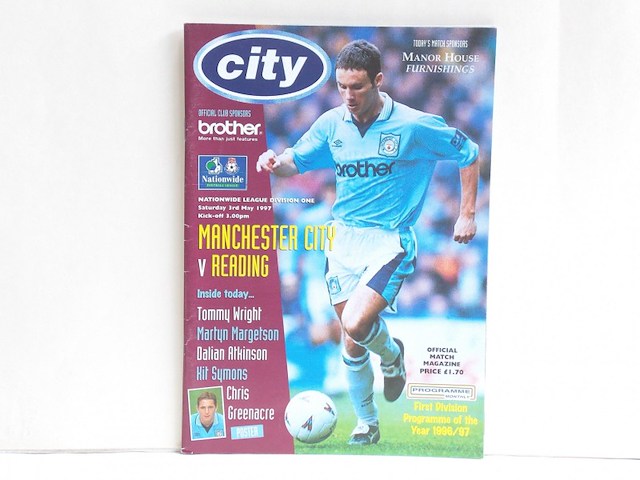 Program Mancheser City - Reading 03.05.1997.