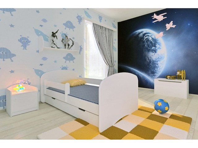Dečiji krevet Happy Kitty - White 160x80
