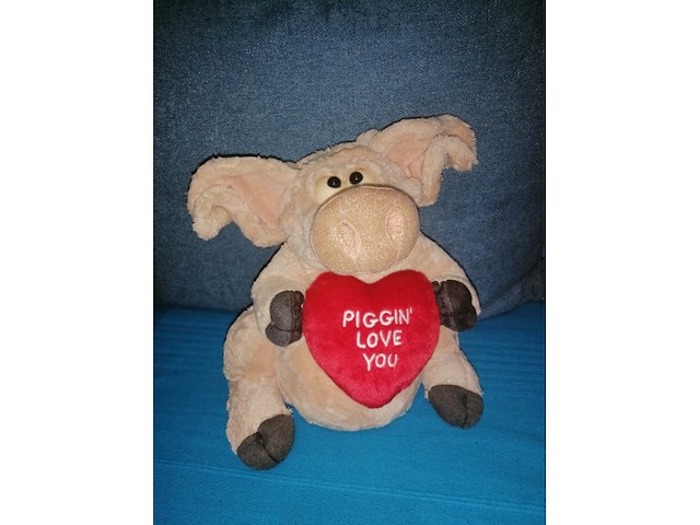 Piggin love you divno plišano prase 2002