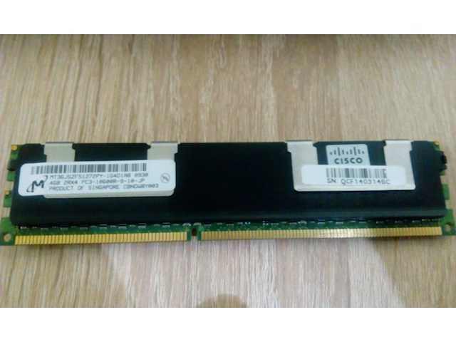 Memorija DDR 3 (102) Micron 4Gb 2RX4 PC3-10600R-9-10-JP