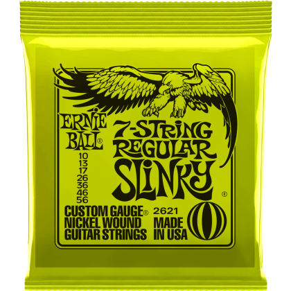 Music box
Ernie Ball 2621 Regular Slinky 7-String žice za električnu gitaru