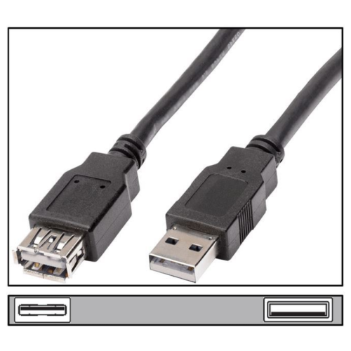 Kabl USB A-M/A-F 5m produžni