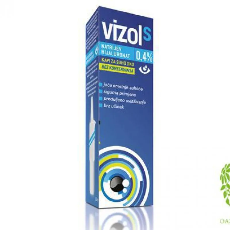 VIZOL S KAPI ZA OČI 0.4% 10ml