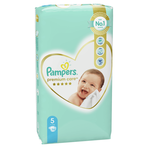 Pampers pelene premium JP 5 junior 11-16kg 58kom