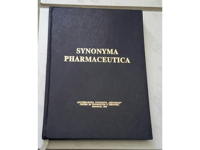 SYNONYMA PHARMACEUTICA SNIZENO