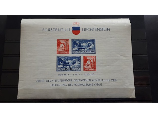 Lihtenštajn 1936 * Mi Blok 2