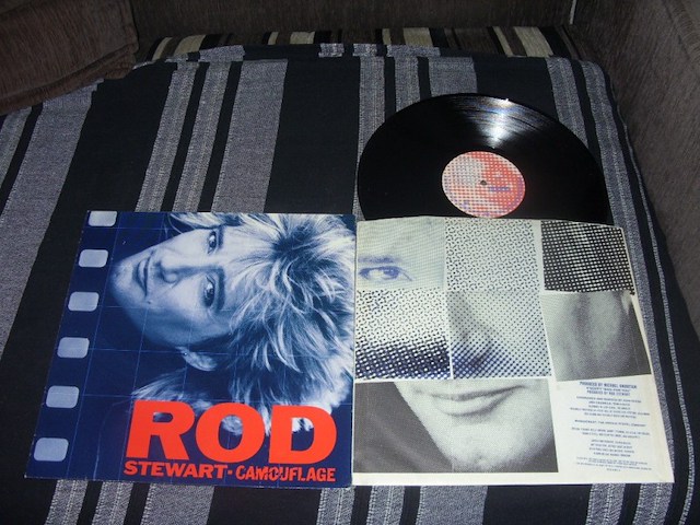 Rod Stewart ‎– Camouflage LP Warner Bros Europe 1984.