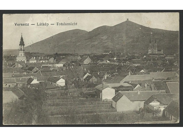 vrsac panorama crkva crkve 1922