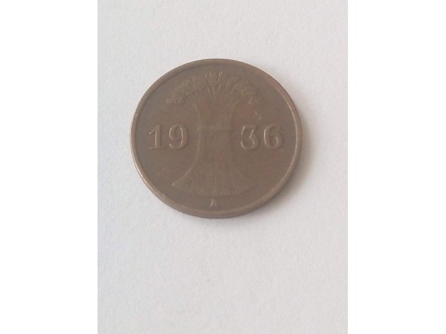 1 Pfennig - A -1936.g - Nemačka -